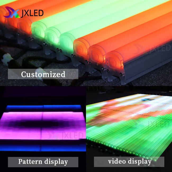 Addressable LED Pixel Tube Light RGB Linear Advertising Display