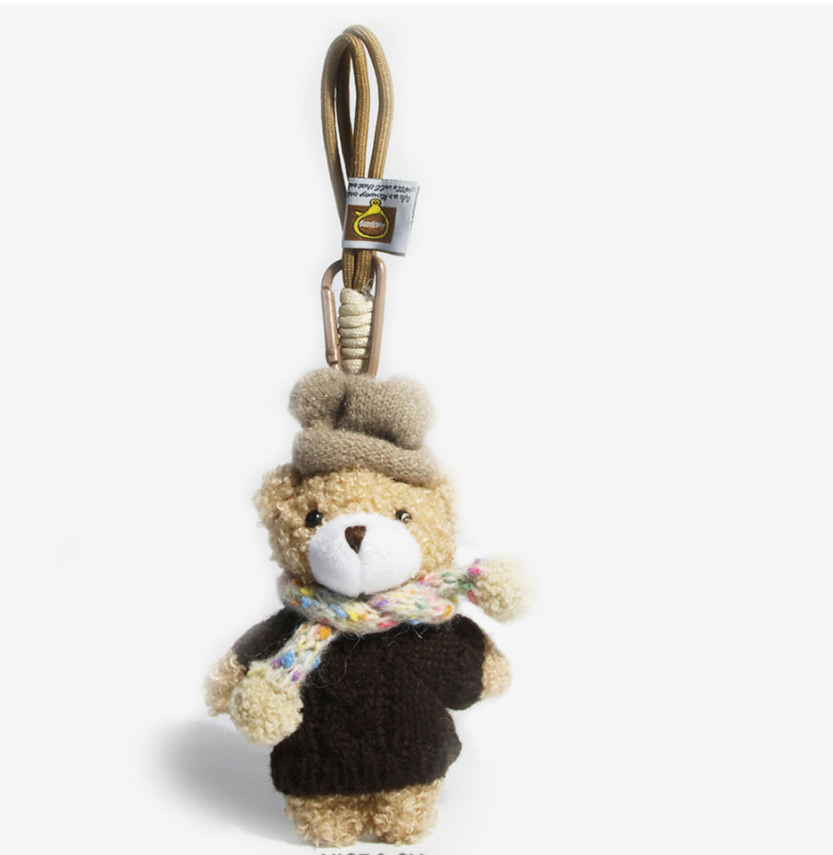 Hecion 2026 New Model Adorable Little Bear Braided Rope Pendant Bag ...