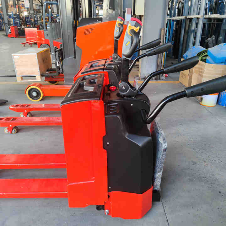 Manual Hand Electric Walk Behind Pallet Forklift Stacker 1.6m 2m 3m 500 ...