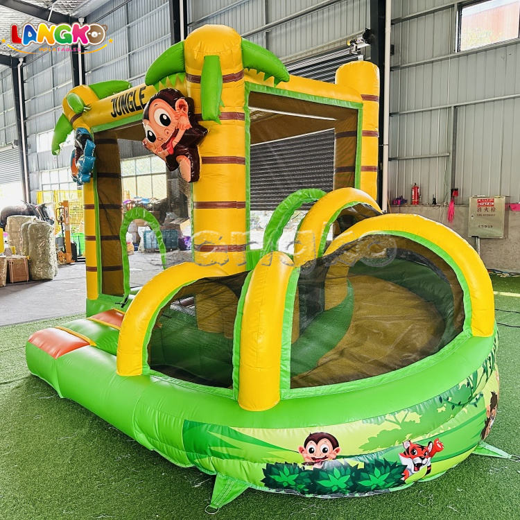 Bounce House Inflatable Waterslide Jungle Jumping Castles China Outdoor ...