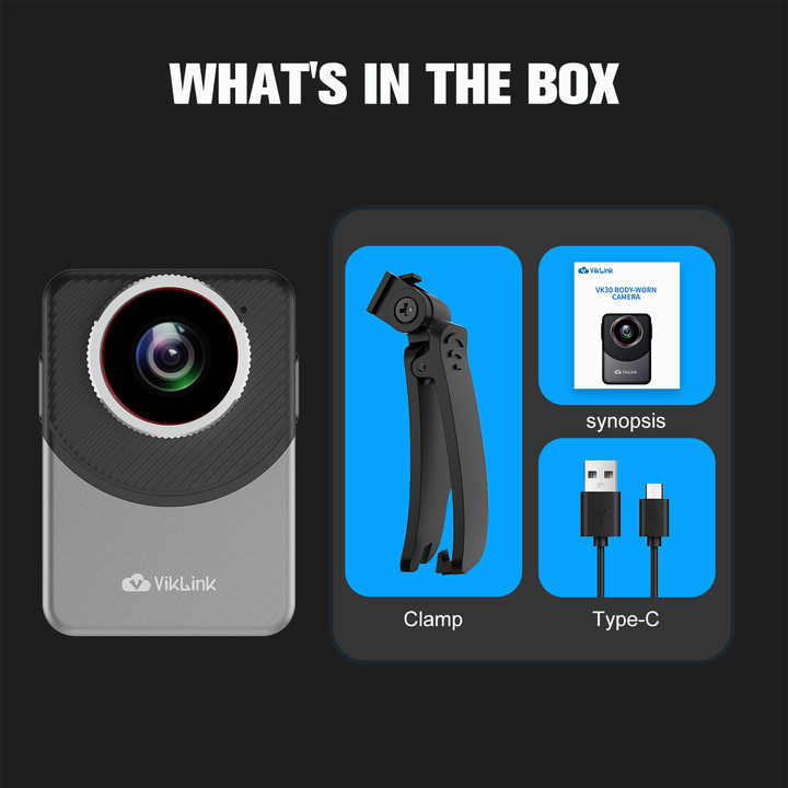 VK30 1080P HD Mini Wifi Body Video Cameras with Live View