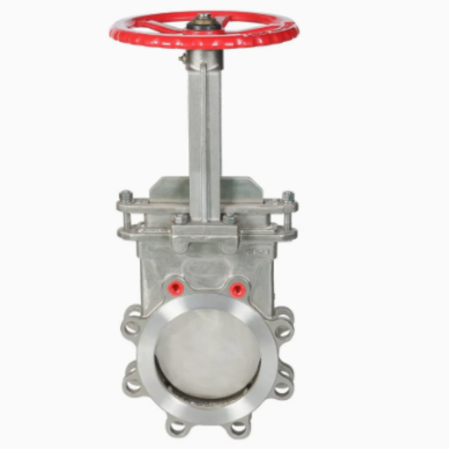 Manual Non Rising Full Lug Knife Gate Valve DN100 Stainless Steel Knife ...