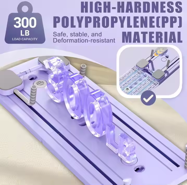 Multi-purpose Foldable Pilates Reformer Board - Durable & Versatile