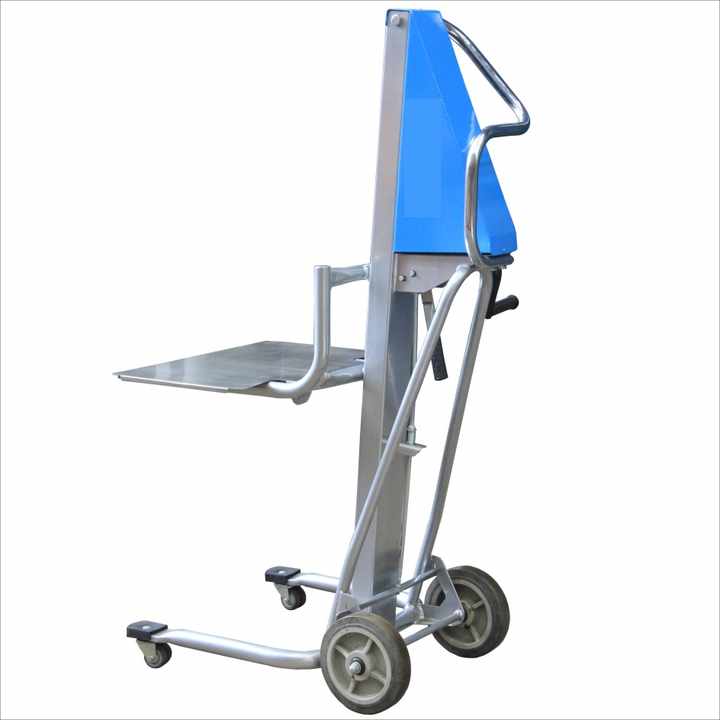 Mini Hand Winch Stacker 120kg Capacity - Versatile & Durable