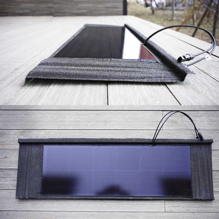 Eco-friendly BIPV Solar Roof Tiles by QUACENT - 21% Efficiency