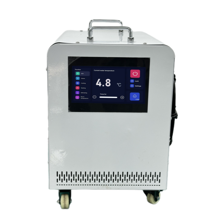 Portable 2Hp R410A 220V Pump Compressor Water Chiller Machine Built-In ...