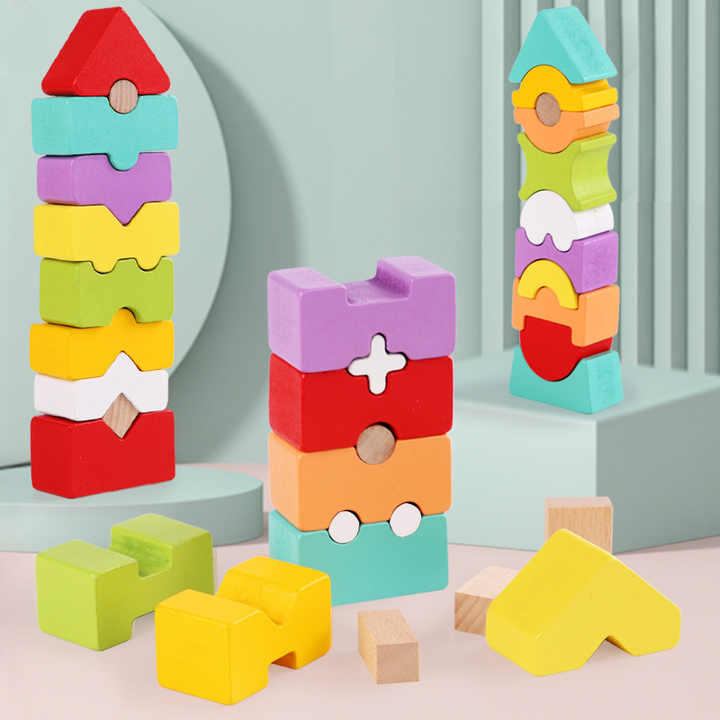 Kids Building Blocks Tower