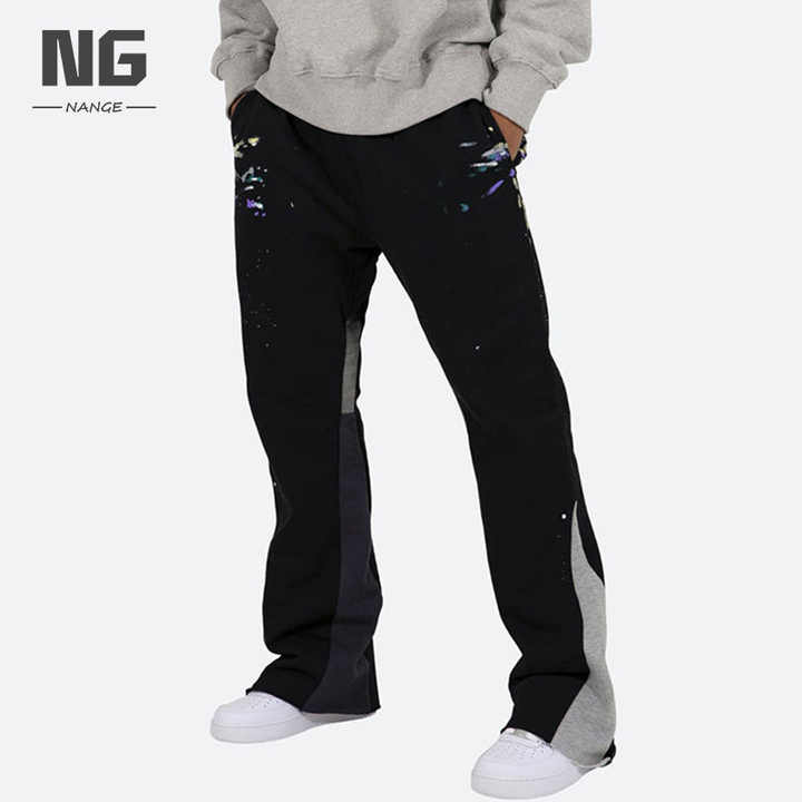 High Quality Flare Paint Splatters Sweatpants by NANGE
