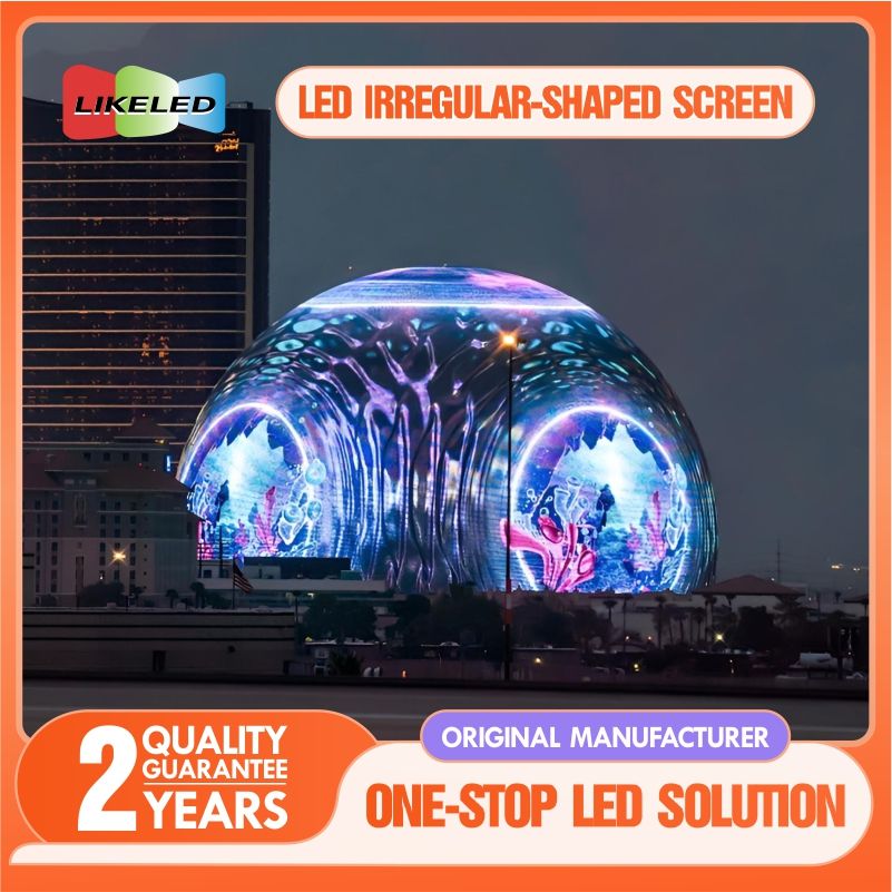 High Resolution Indoor 360 Degree LED Video Display Screen Creative ...