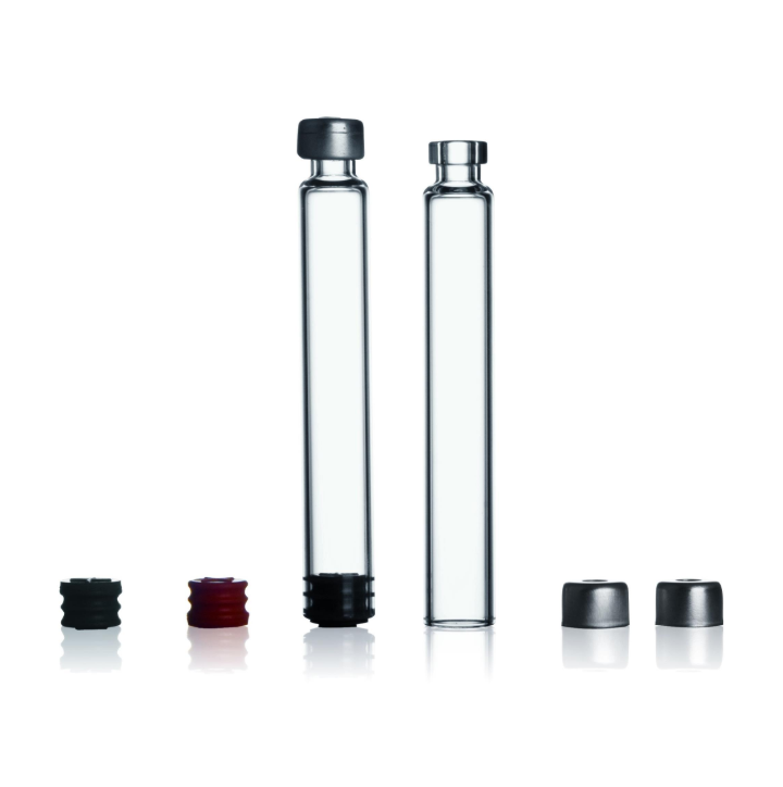 3ML Clear Borosilicate Glass Cartridge Square Shape Screen Printing ...