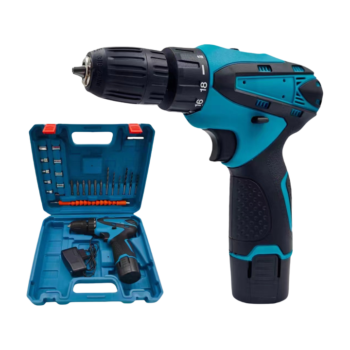MKT 12V Cordless Drill Variable Speed Home Power 3-Cell 1300mah Battery ...