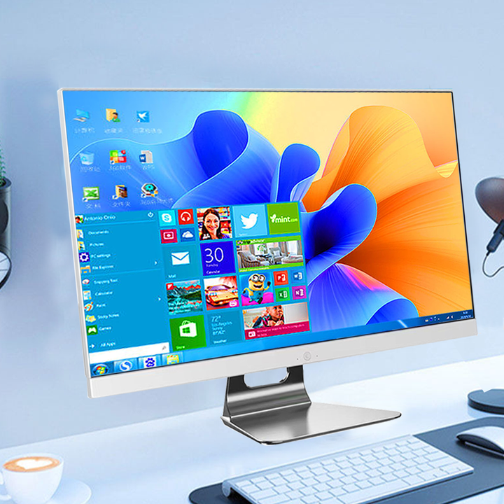 24 Inch All in One Computers CPU I3-1220P DDR4 8GB 512GB SSD OEM AIO Monoblock PC All-in-One ...