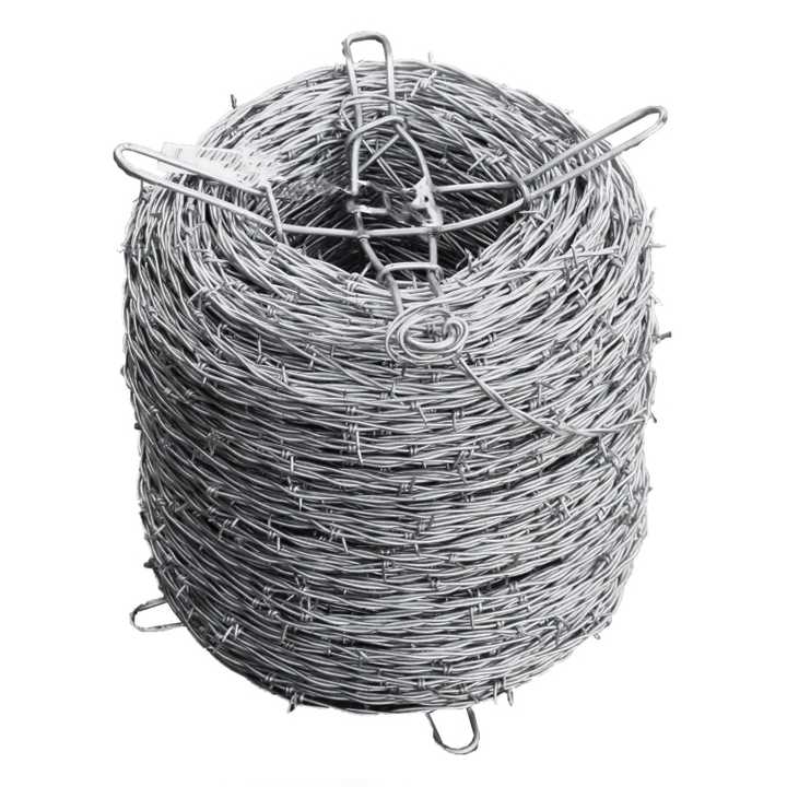 Customized Double Strand Barbed Wire Roll Hot Dipped Galvanized with ...