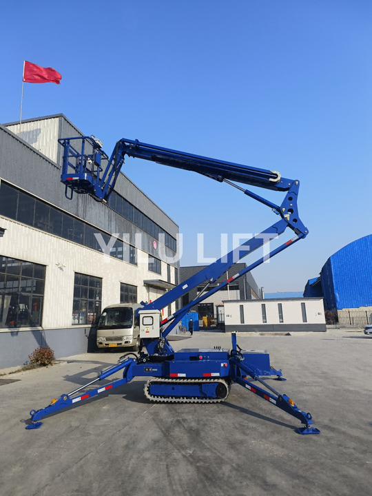 Electric Man Lift 26m Articulated Boom Lift for Construction Site ...