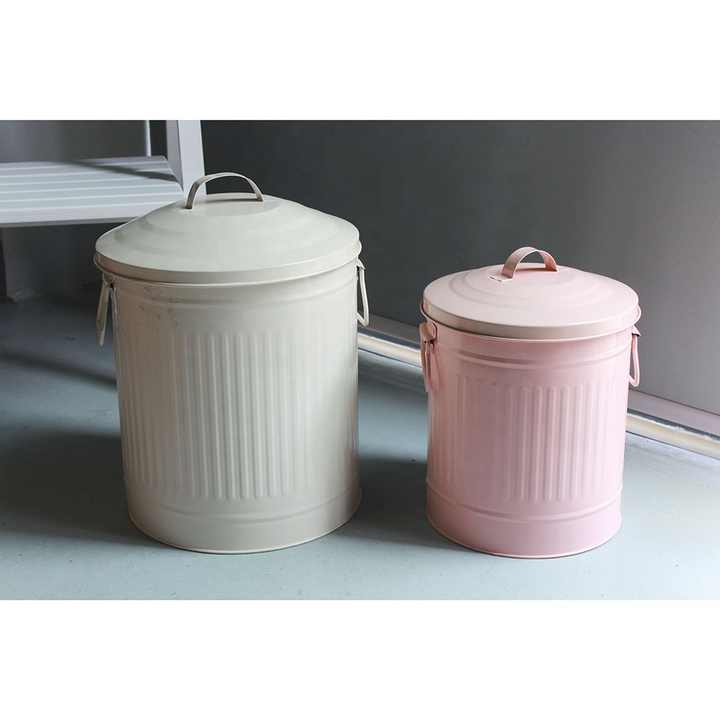 Wholesale Galvanized Foot Pedal Mini Trash Waste Bin Kitchen Stainless ...