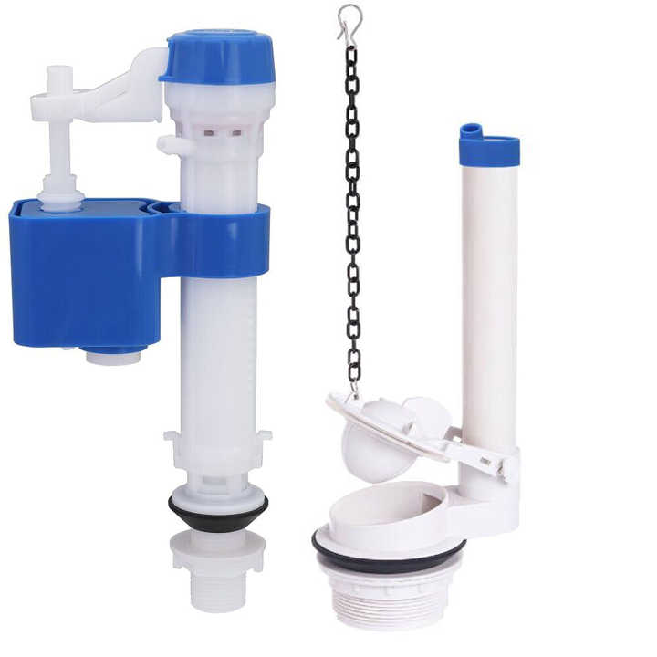 Toilet Flush Fill Valve - Dual Flush Mechanism by JIELIN