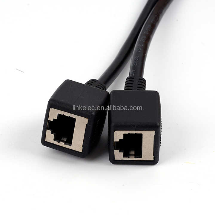 RJ45 Female-to-Female Network Extension Cable UTP FTP CAT5E Bare Copper ...