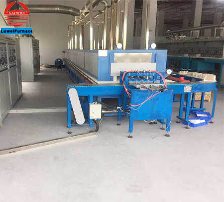 700C-1600C Tunnel Roller/mesh Belt Kiln for Sintering Quenching ...