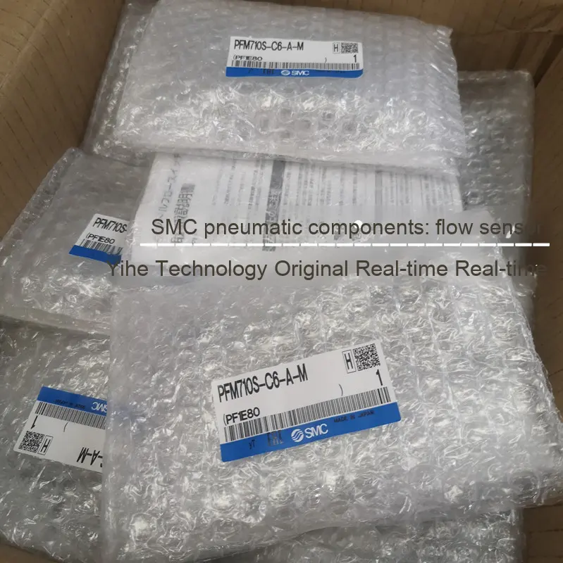 SMC Original Digital Flow Switch PFM710S-C6-A-M PFM711-02-A PF2M PFM711S/PFM725S/PFM750S 2-Color ...