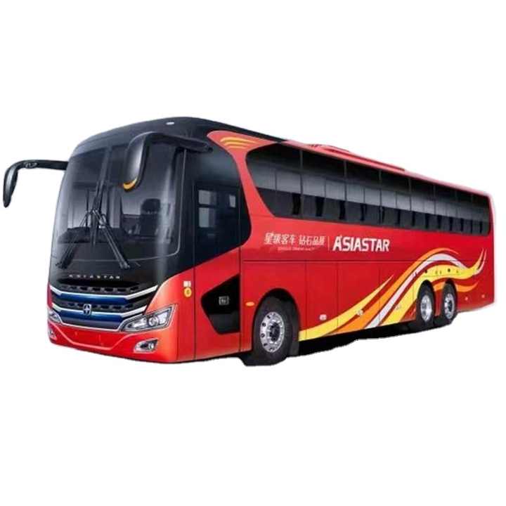 Asiastar 13m coach Bus Luxury 70 Seats Passenger Tourist Bus With Air ...