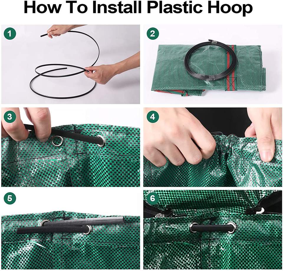 Garden Waterproof Garden Bag Long-lasting Leaf Waste Bag for Garden ...