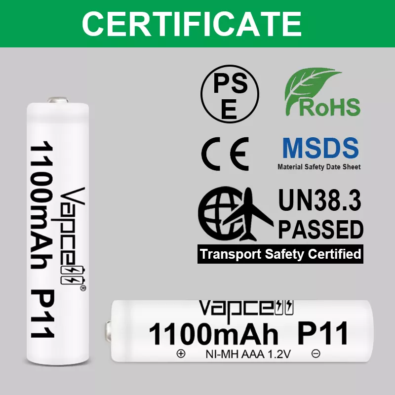 Pin Sạc Vapcell Nimh P11 Aaa 1100mah 1.2v Chính Hãng Cho Chuột Máy Ảnh ...