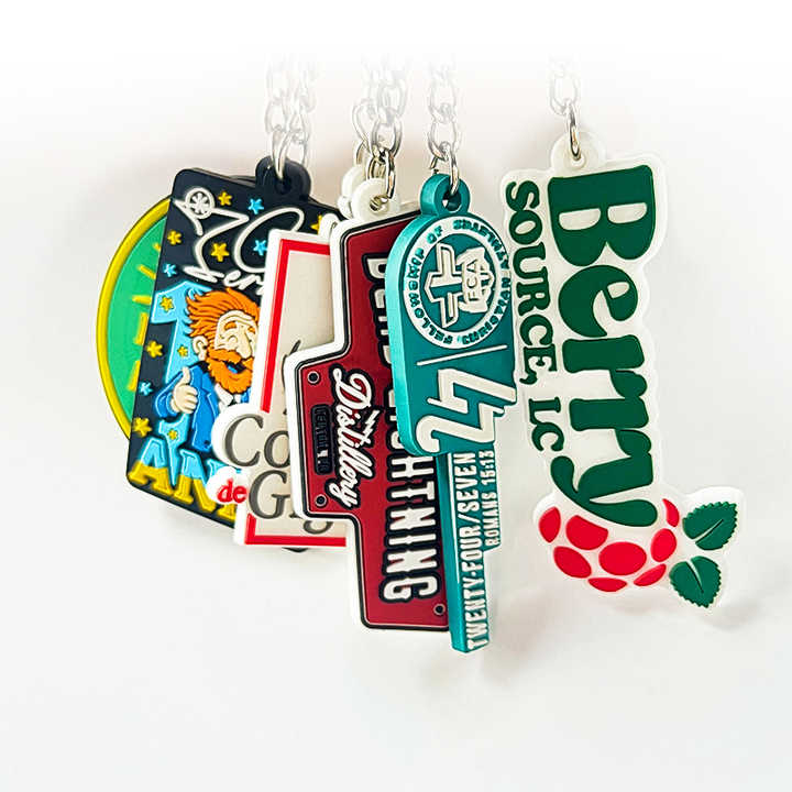 OEM Promotional Gift Custom 2d Rubber Own Design Keyring Motorcycle ...