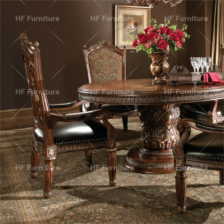 American Style Antique dining table set classic new design tables and ...