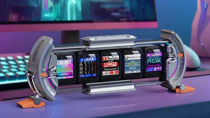 Patent Nixie Analog Clock IPS Nixie Tube Digital Clock App Control DIY ...