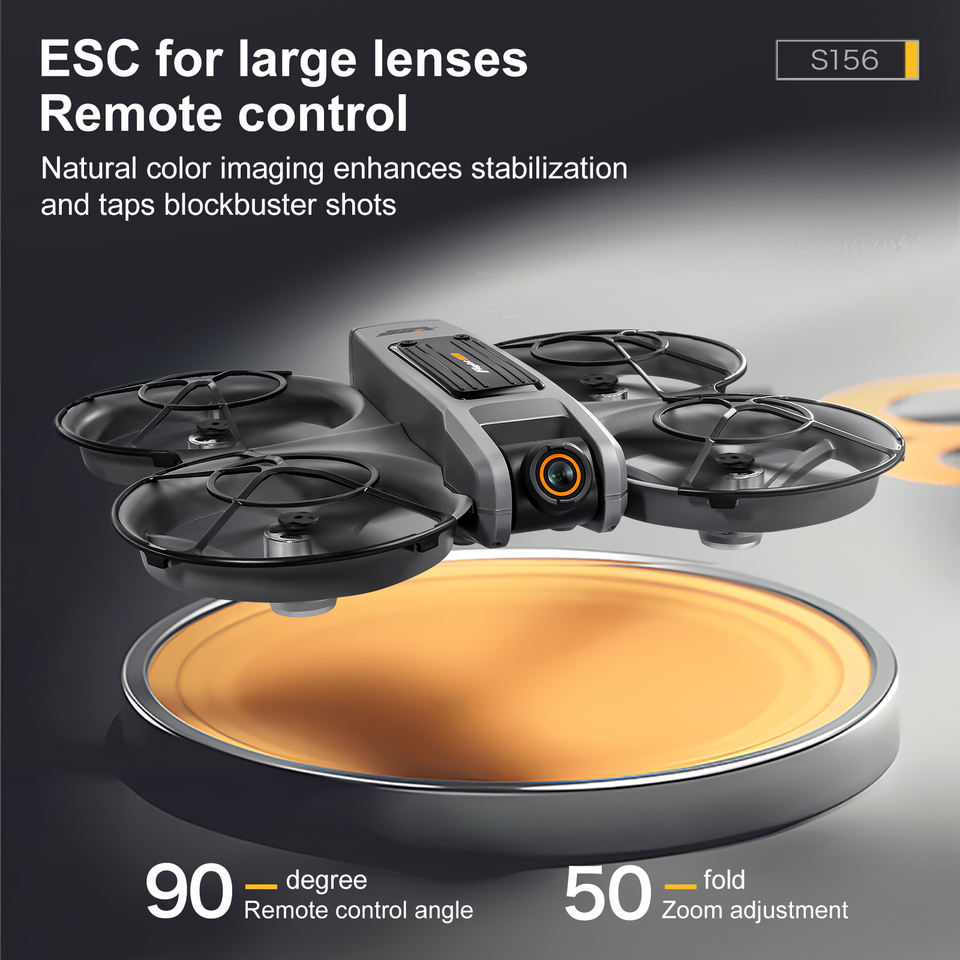 S156 Foldable GPS Drone with 4K Camera, Brushless Motor, and Obstacle ...