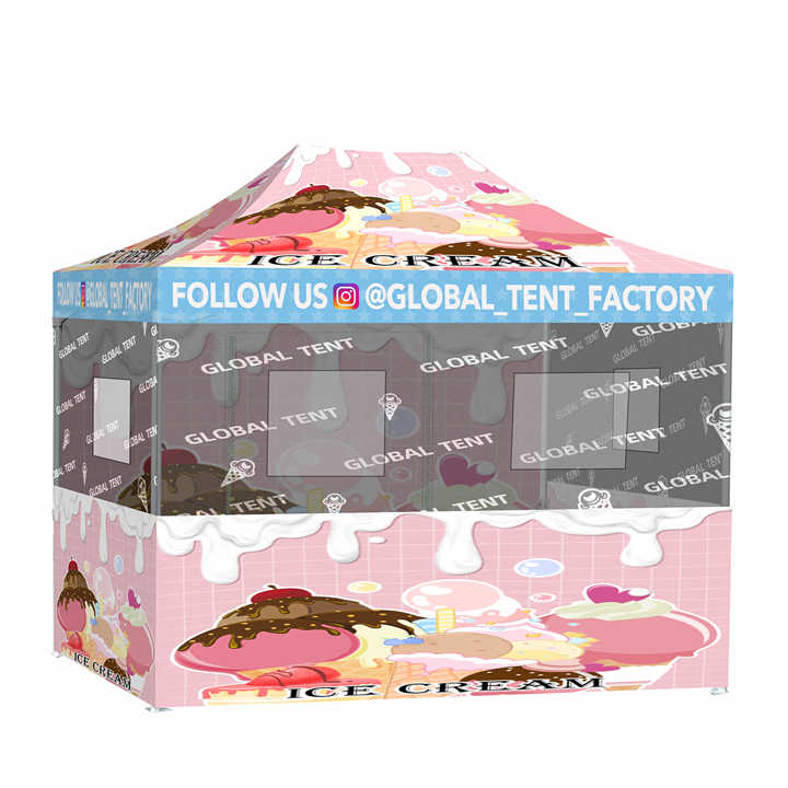 GLOBAL TENT Custom Food Canopy Tents for Events & Trade Shows