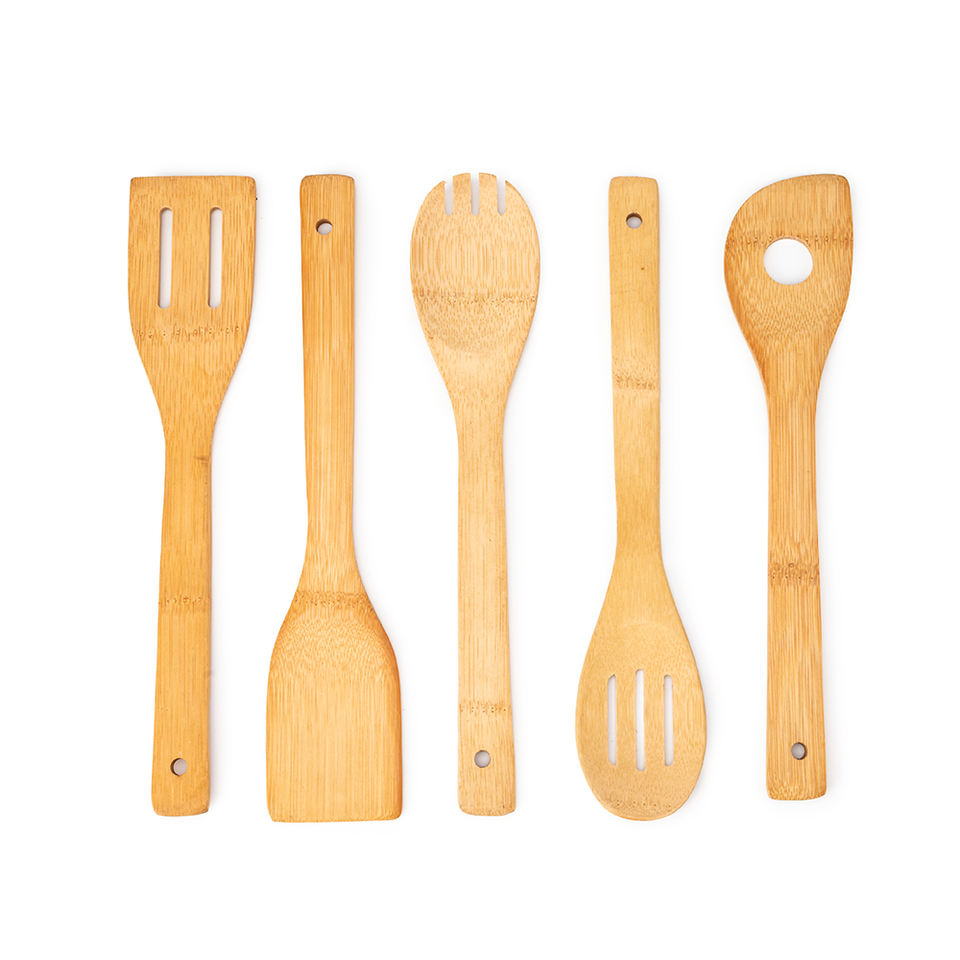 Custom Label High Quality Cooking Tools Utensil Spoon Spatula Bamboo ...