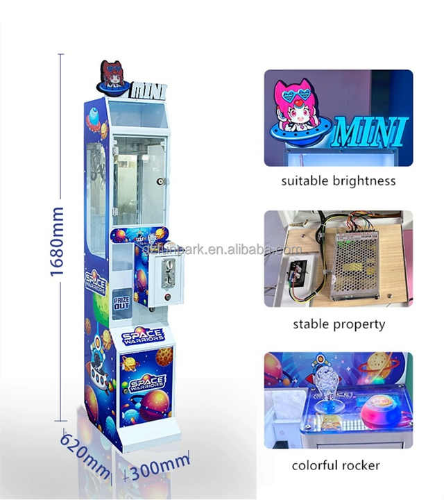 Coin-Operated Mini Crane &Claw &Doll Machine Plush Toys &Amusement ...