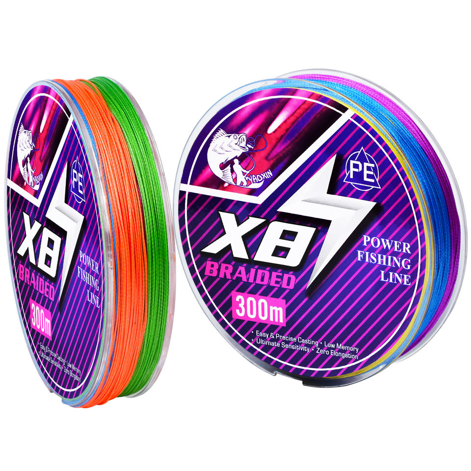 Wholesale 300M Floating Line Multicolor Braided Fishing Line Wear ...