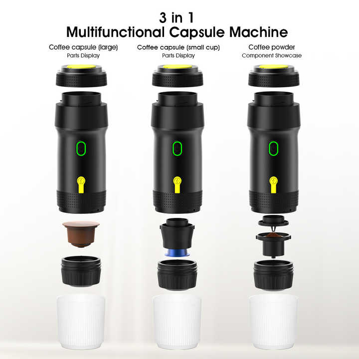 Automatic Shut-off Portable Espresso Machine Mini Coffee Maker ...