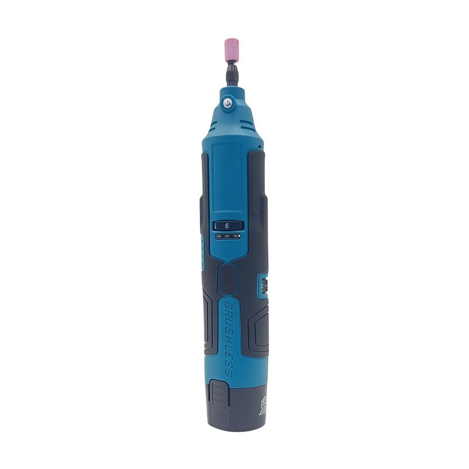 Cross-border 12V Lithium Brushless Cordless Straight Grinder Battery ...