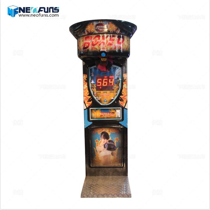 Neofuns Coin Operated Sport Arcade Boxing Game Machine