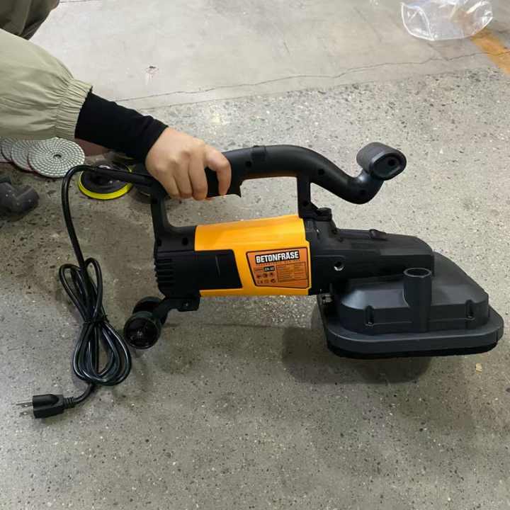 4 Head Handheld Grind Floor Concrete Polisher Machine with Vacuum