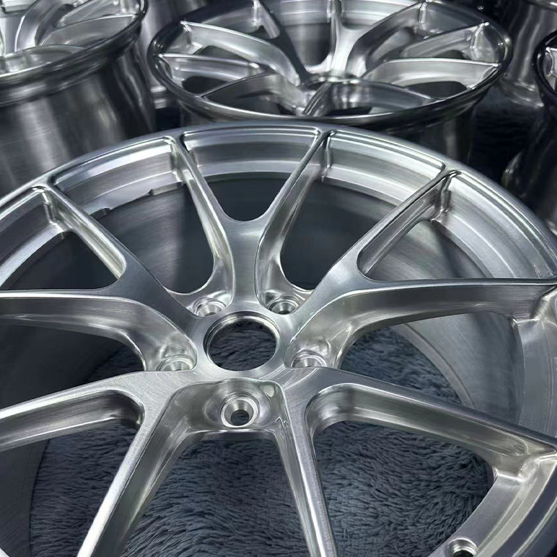 Custom Brushed Silver Sports Aluminum Alloy Rims for M2, M340i, M3, M4