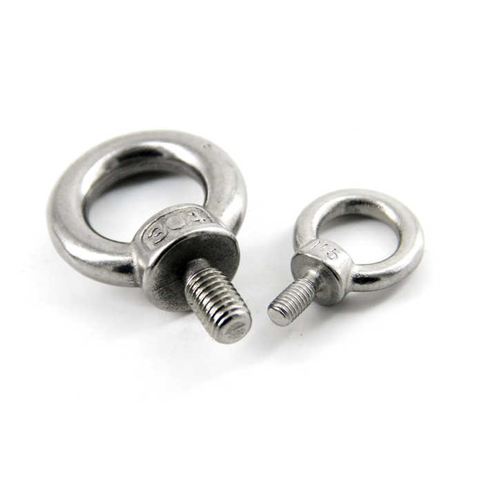 304 Stainless Steel Eye Bolt Screw Ring Furniture Hardware Stainless ...