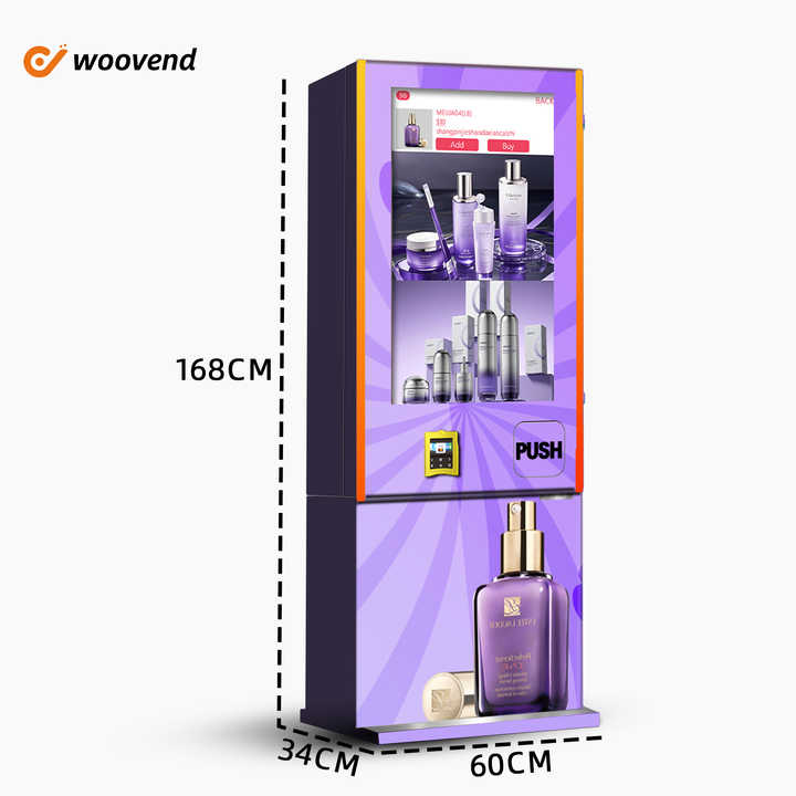 Digital Signage Vending Machine With Cashless Kiosk Touch Screen Mini ...