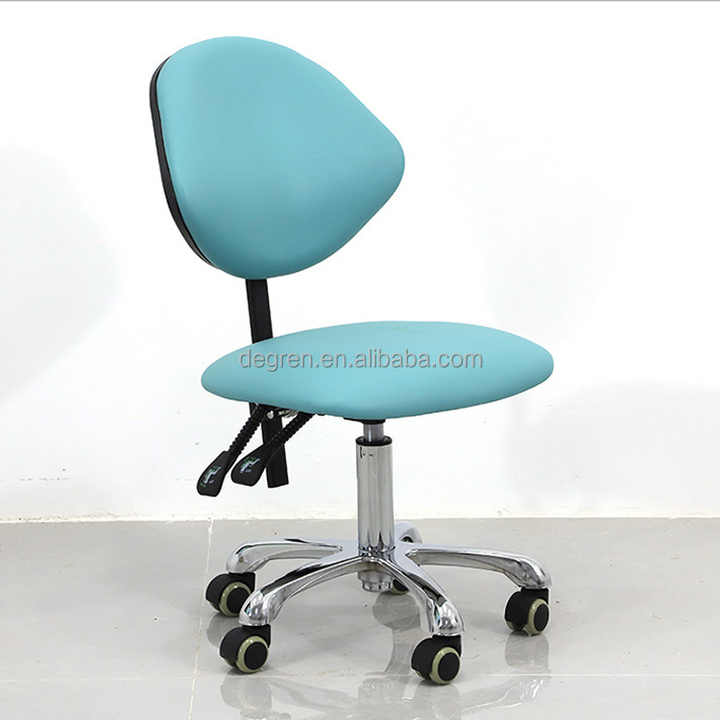 Height Adjustable Revolving Hospital Nurse Stool Stainless Steel Doctor ...