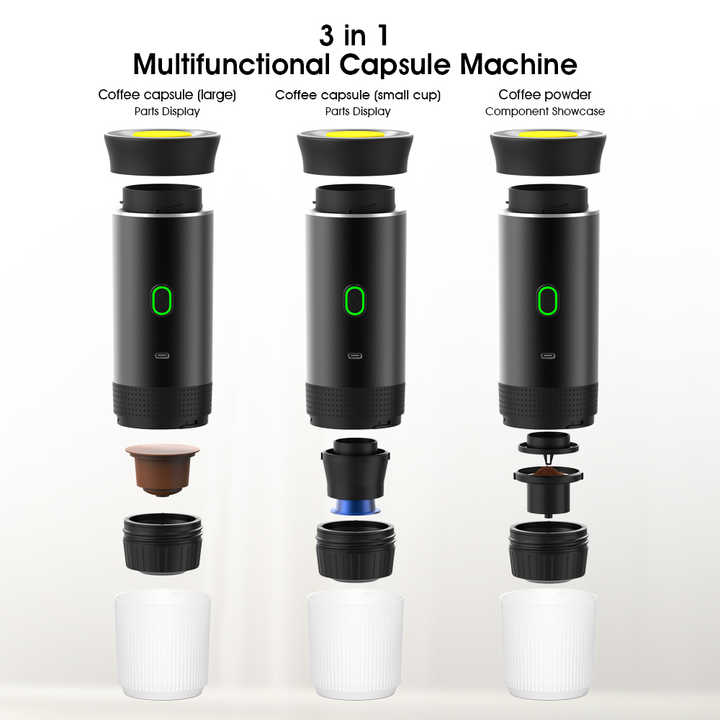 Portable Mini Coffee Espresso Machine Travel Coffee Maker, Car Coffee ...
