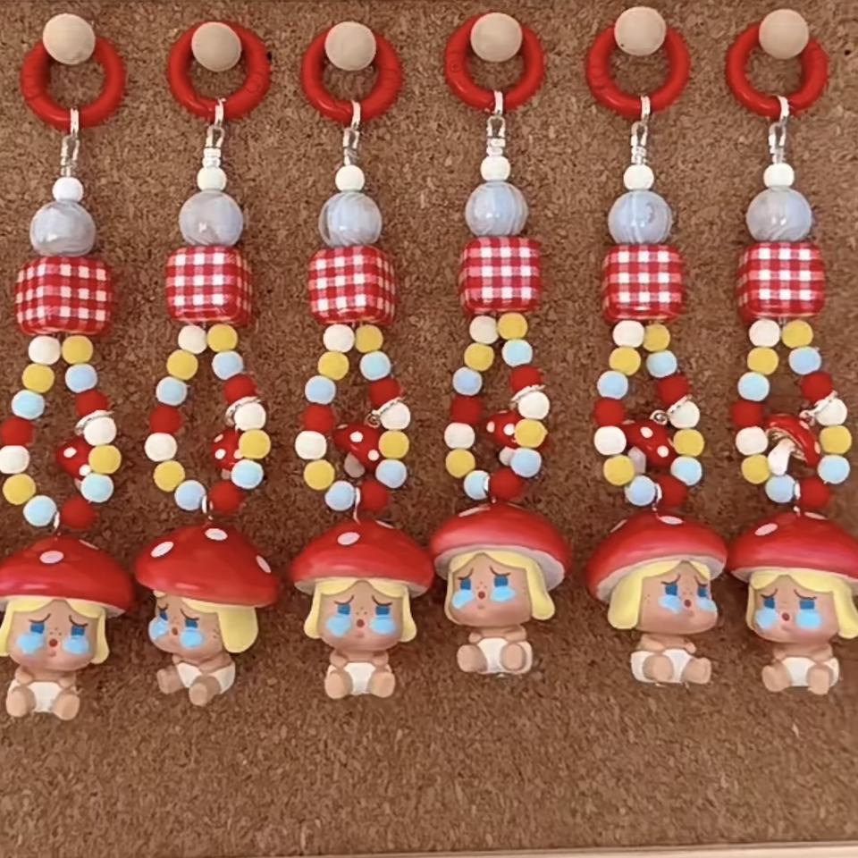 POP MART Crybaby Original Authentic Mini Doll DIY Bag Hanging Card ...