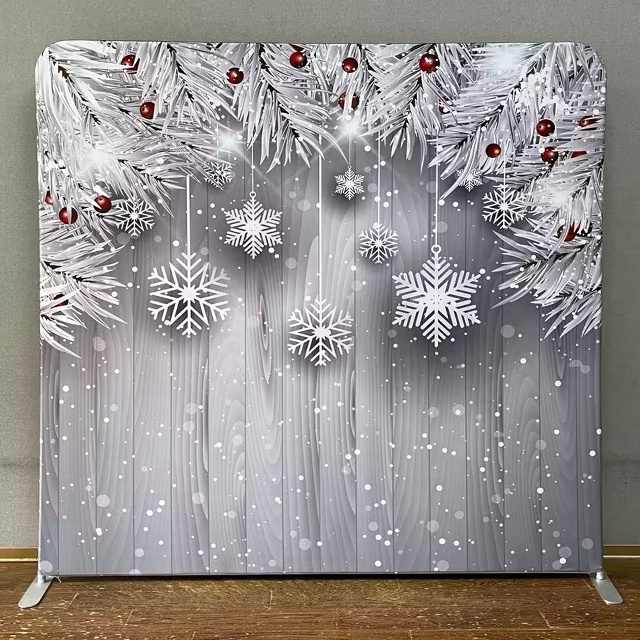 LEWEI Christmas Theme Straight Backdrop - Perfect for Events