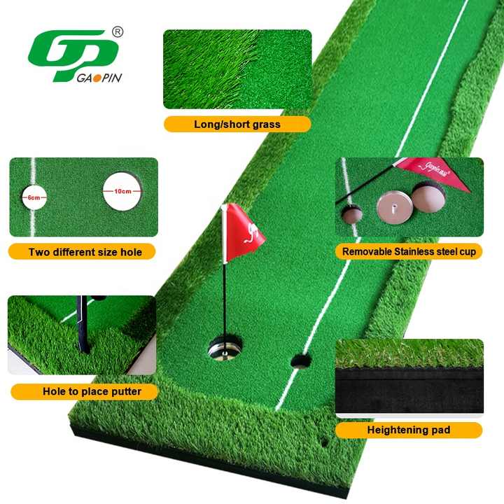 High Quality Artificial Grass Golf Putting Mat Personal Putting ...