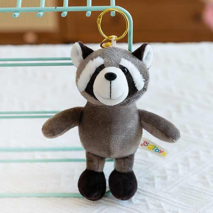 Wholesale Jungle Animal Plush Keychain Tiger Elephant Pendant Panda ...