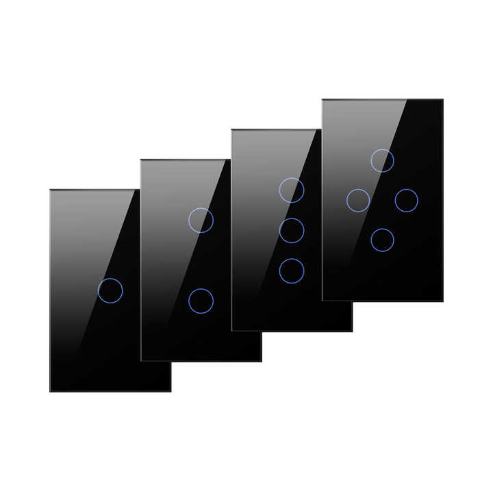 New Design Tuya Wifi Touch Panel Remote Smart Home Light Switch Voice ...