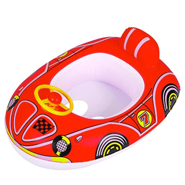 Inflatable Kiddie Race Car Pool Float Toy - Heavy Duty Vinyl
