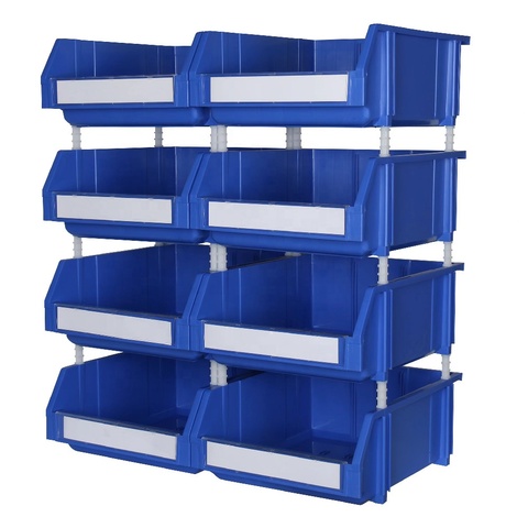 Heavy Duty Industrial Large Warehouse Stackable Plastic Storage Bin Box ...